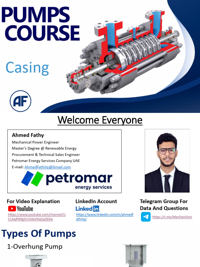 Centrifugal Pumps Course - Casing | PDF