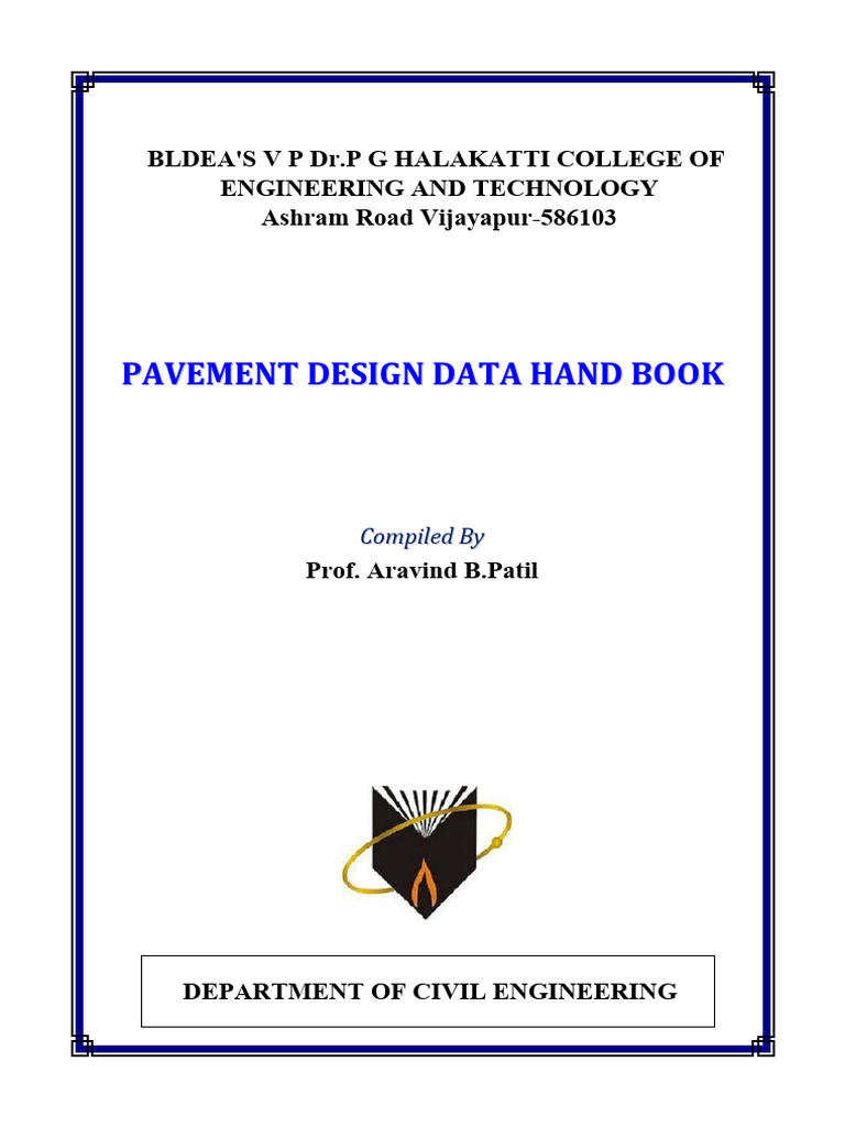 Pavement Design Data Hand Book | PDF | Deformation (Engineering) | Stress (Mechanics)