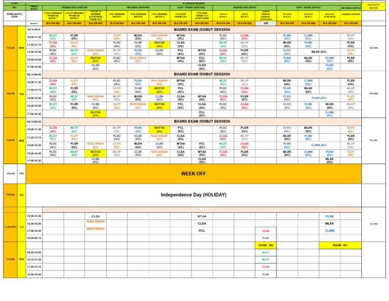 JEE & KCET Exam Schedule 2025 | PDF | Educational Assessment And ...