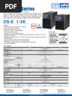 Datasheet UPS Hikvision DS-UPS1000 | PDF