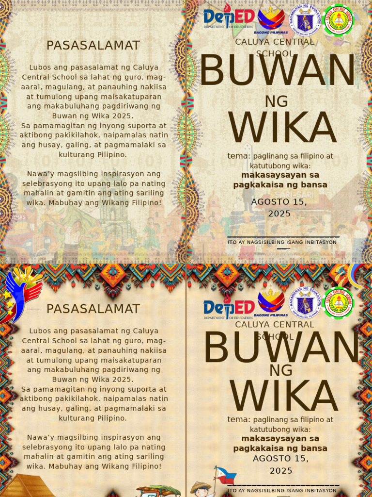 Program Buwan NG Wika | PDF