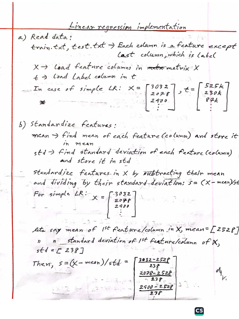 Linear Regression Implementation | PDF