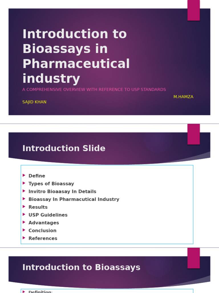 In Vitro Bioassays in Pharma Industry | PDF | Assay | In Vitro