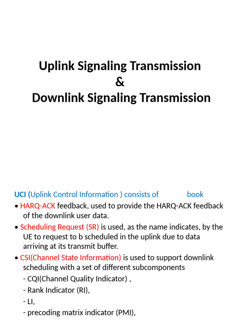PL3 - Uplink Downlink Signal Transmission | PDF | Low Density Parity ...