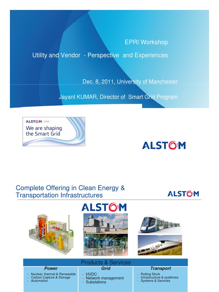 EPRI Workshop Utility and Vendor Perspective and Experience | Download ...