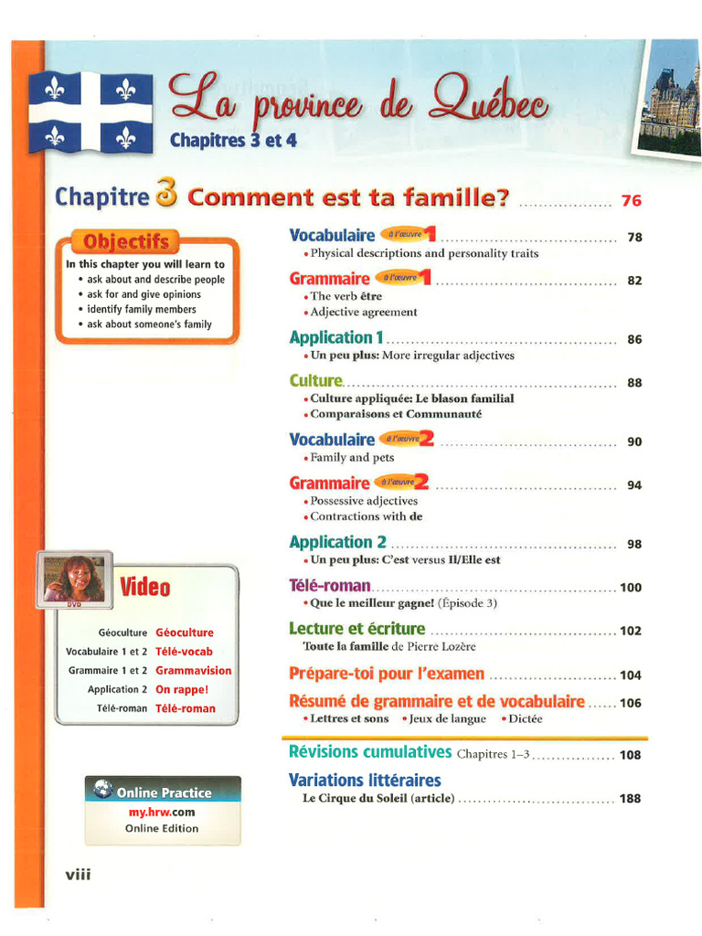 French 1A Pages 8 | PDF