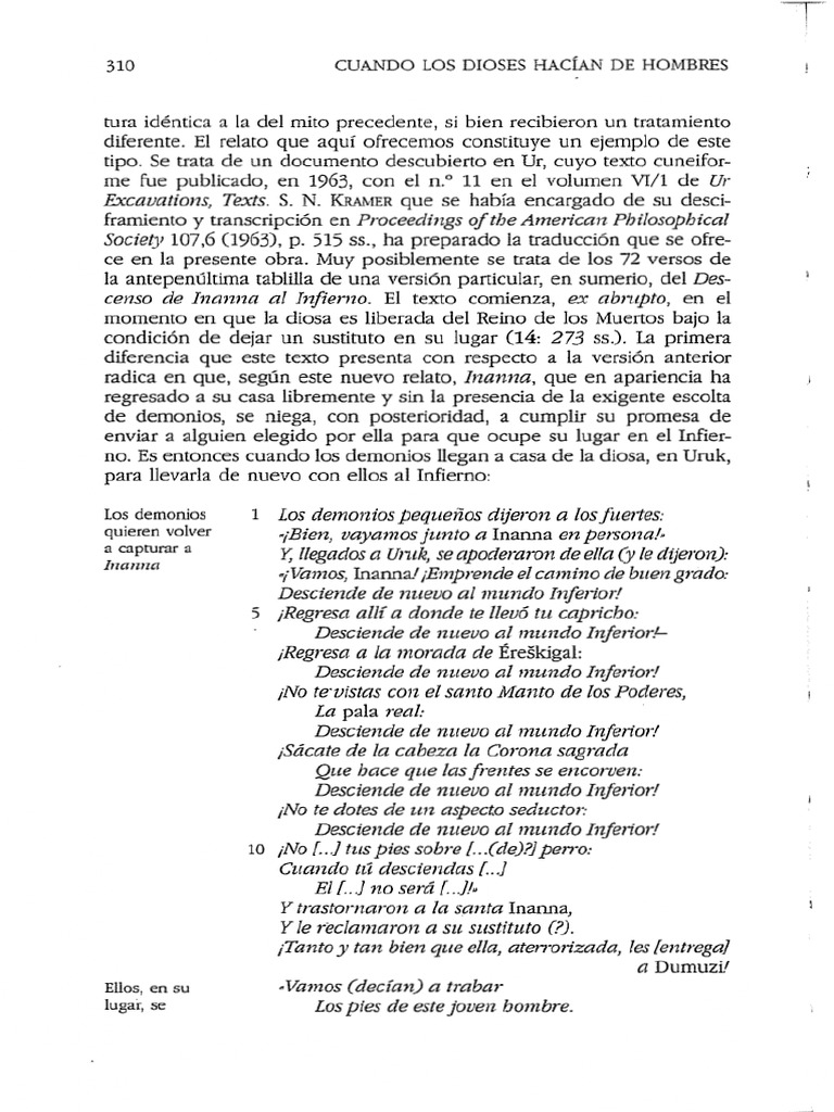 Bottero & Kramer. - Cuando Los Dioses Hacían de Hombres. Mitología ...