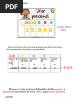 Ejercicios de Valor Posicional en Matemáticas | PDF