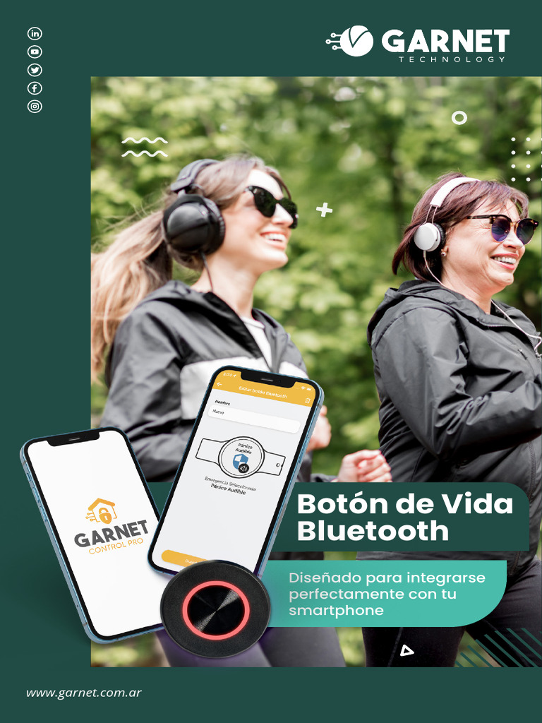 Folleto BT 650 Garnet Control Pro | PDF | Aplicación movil | Bluetooth