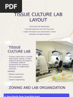Tissue Culture Laboratory Layout Guide | PDF