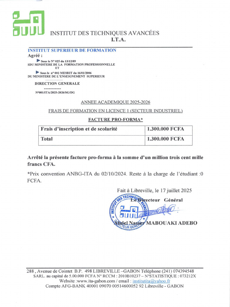 Facture Proformat | PDF