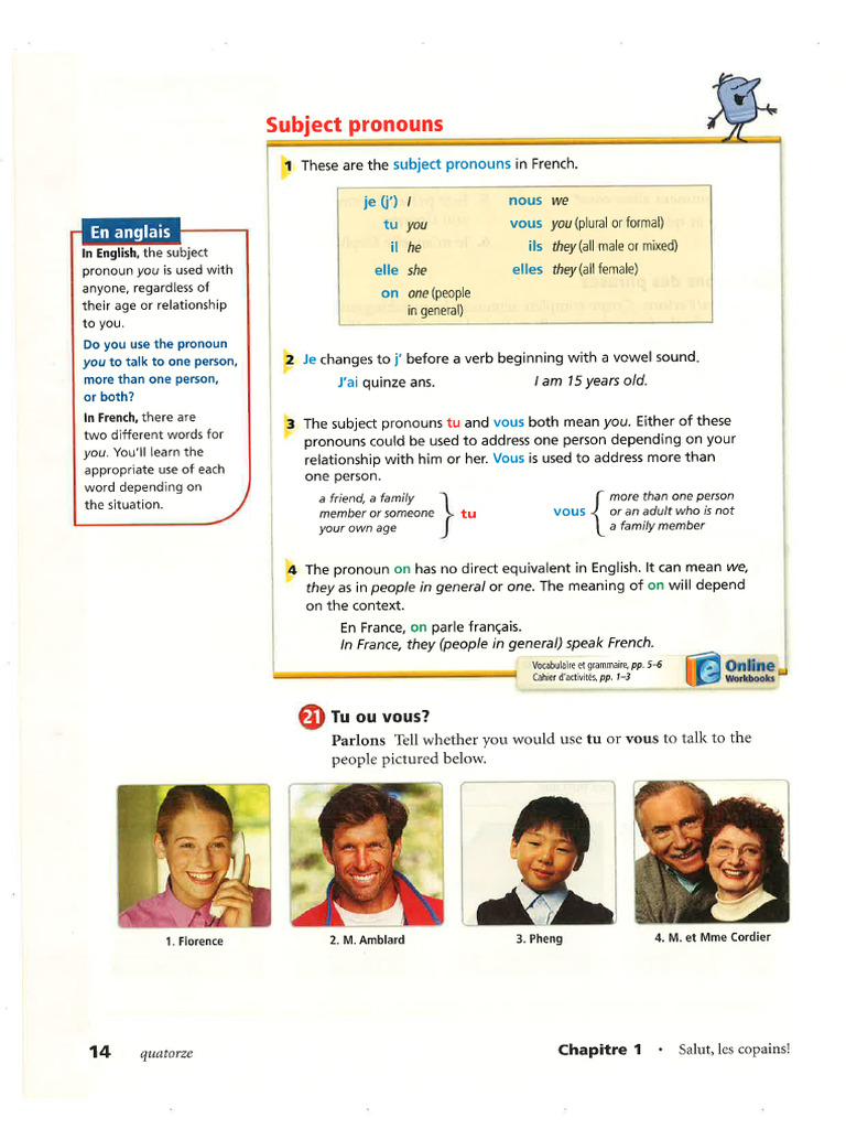 French 1A Pages 34 | PDF