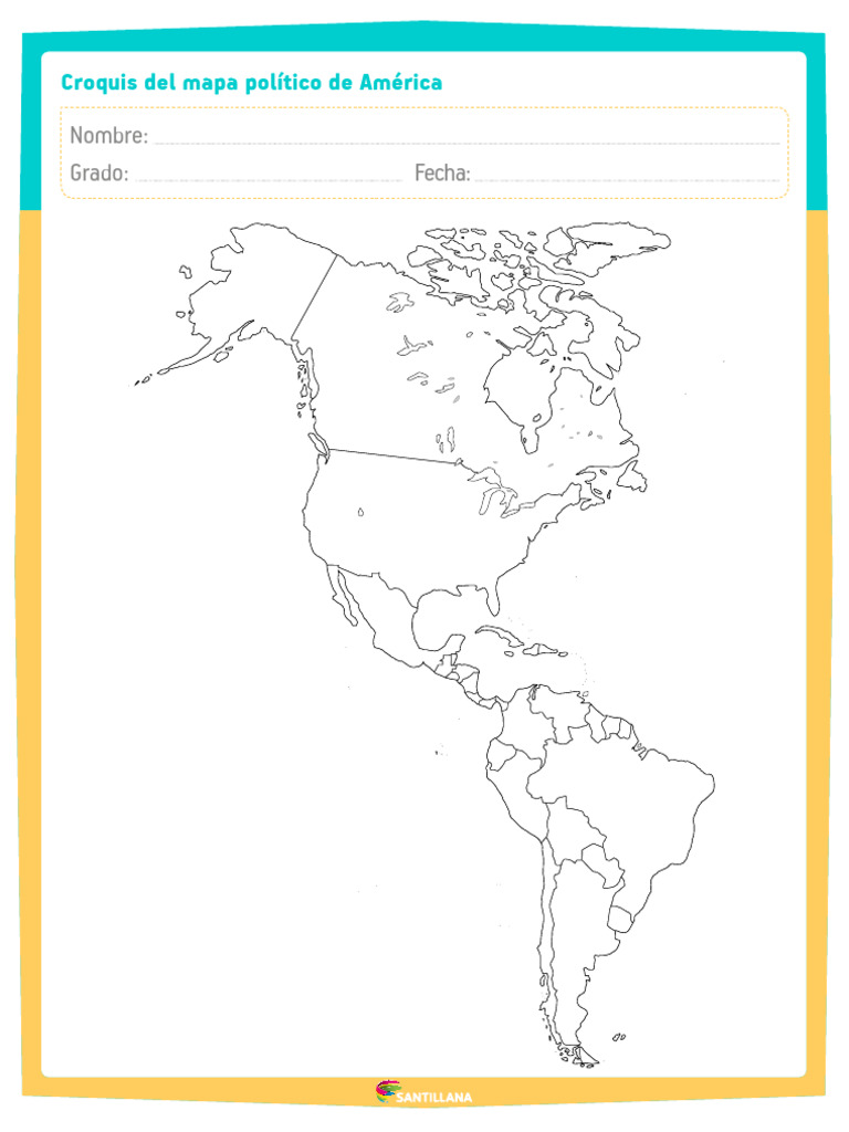 Mapa Político América | PDF