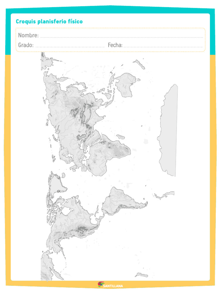 Planisferio Físico | PDF