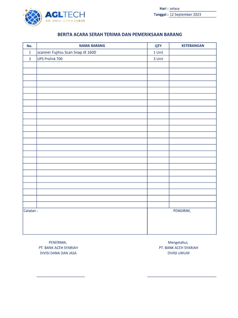 Form Survey Ya Nintinjya Itu Invoice Contoih Dan Se, Moga Membantu | PDF