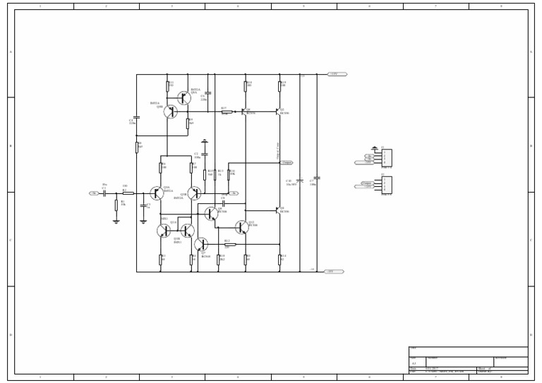 Discrete Op-Amp Schematic Design | PDF | Analog Circuits | Electronic ...