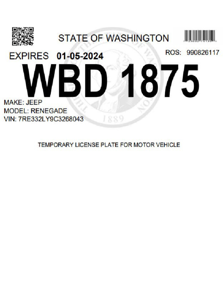 Temp Wa Plate | PDF