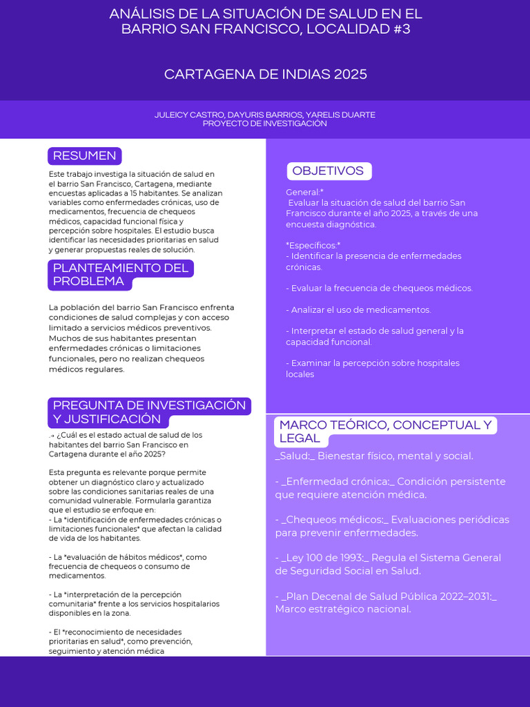 Cartel Póster científico Corporativo Lila_20250730_174202_0000 | PDF ...