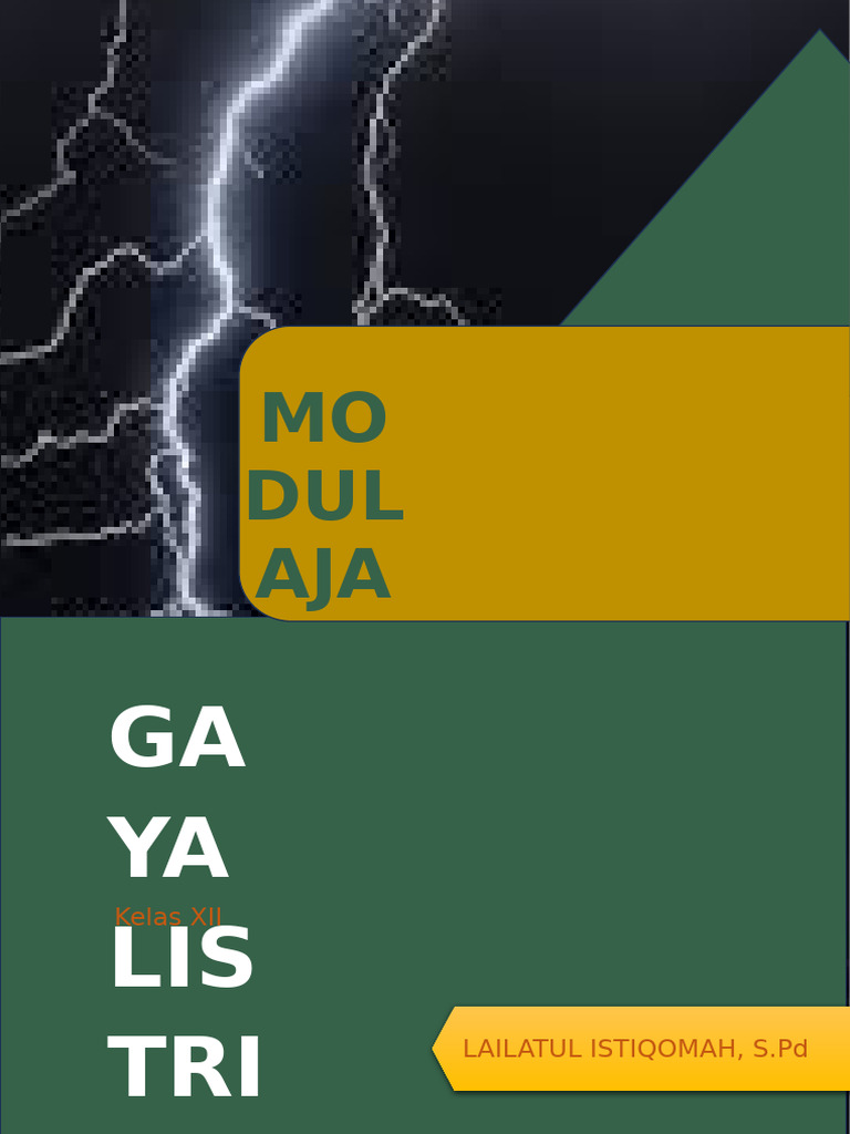 Modul Ajar Gaya Listrik Kelas XII | PDF