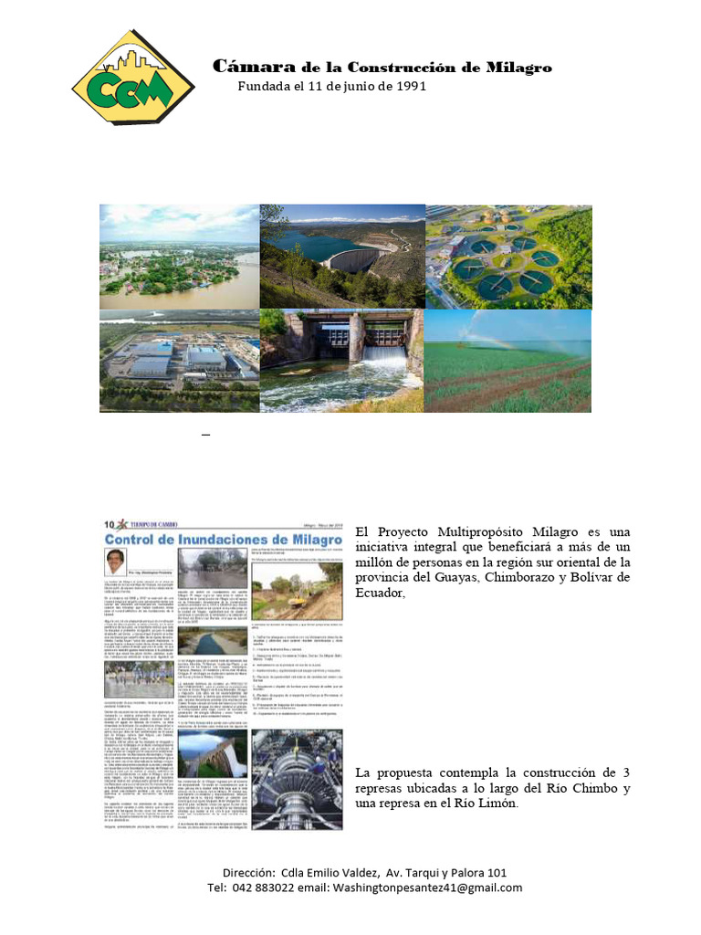 Proyecto Multi Mil FINAL100. CCM | PDF | Reservorio | Represa