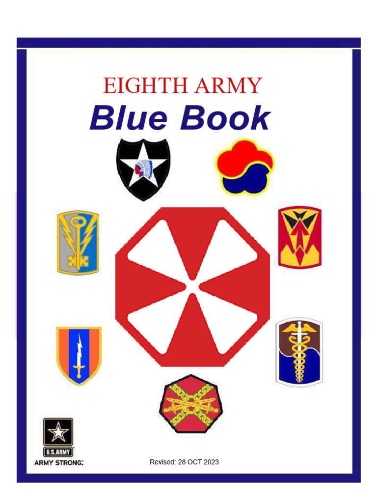 Eighth Army Blue Book Standards | PDF | Korean War