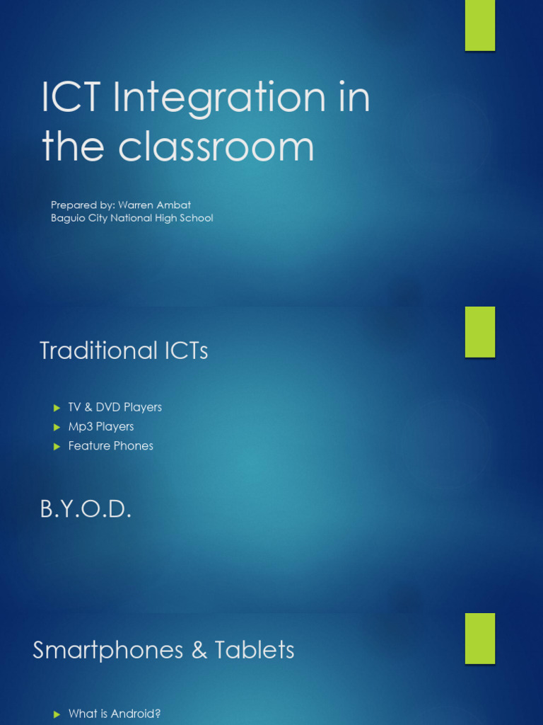 Traditional ICT Tools in Education | PDF