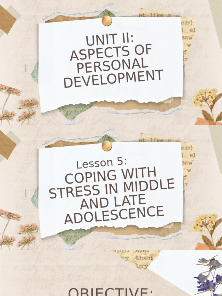 Lesson 5 Perdev | PDF