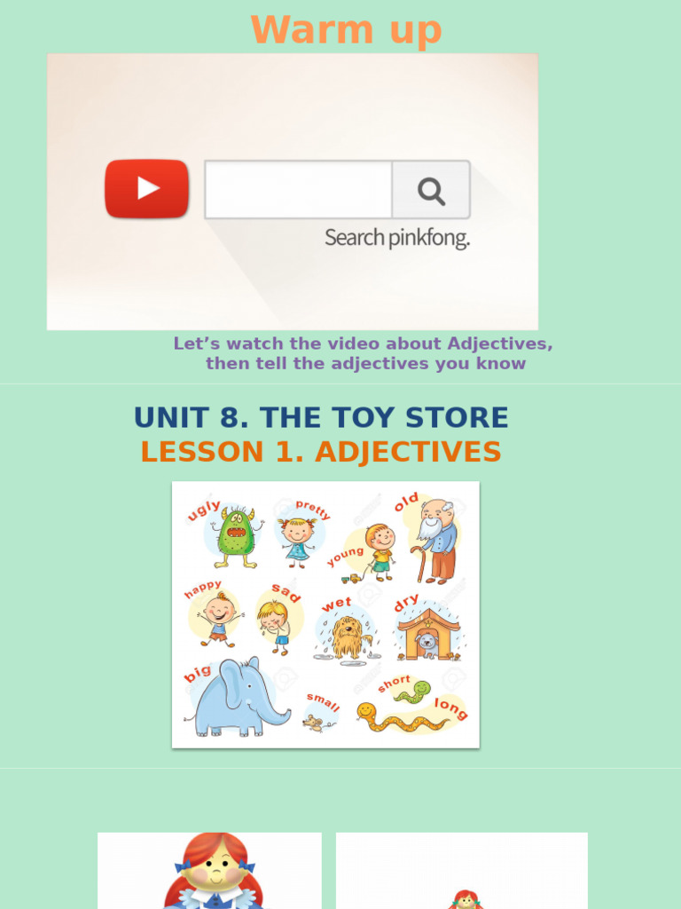 Unit 8. Lesson 1 - Everybody Up 1 | PDF