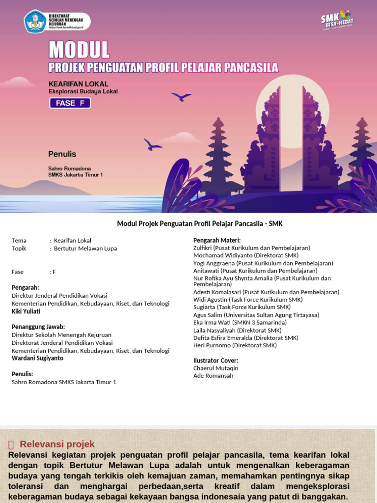 MODUL - TEMA KEARIFAN LOKAL (1) | PDF