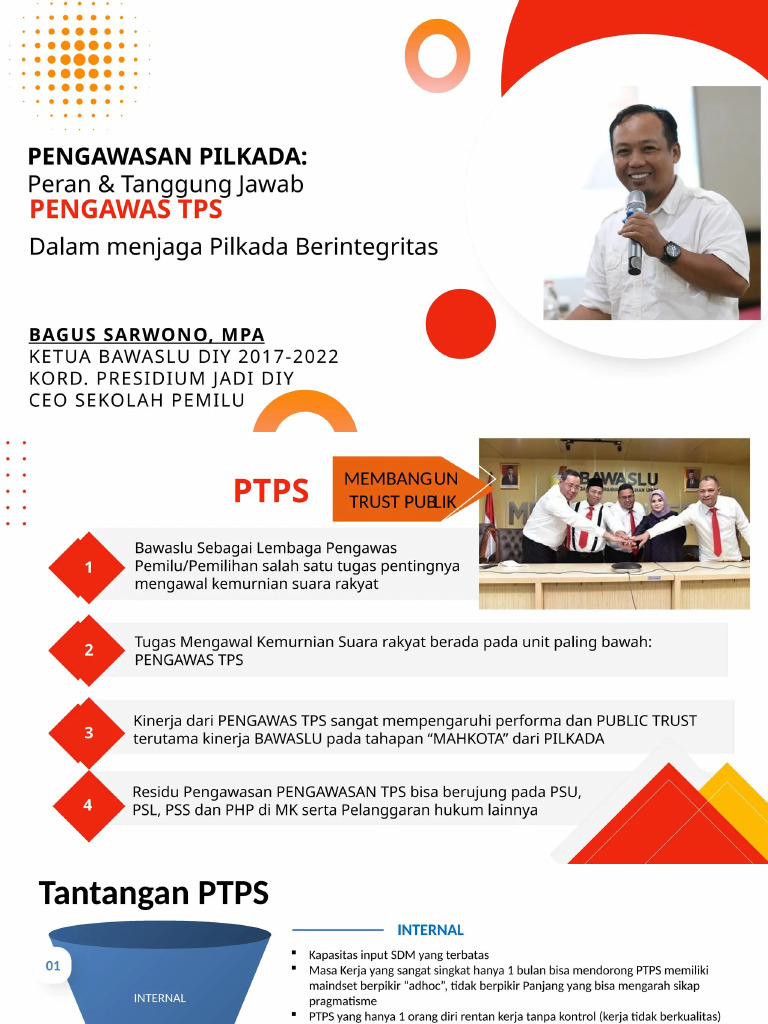 Peran Dan Tanggung Jawab Ptps Dalam Pilkada Materi Bawasluri Bagus ...