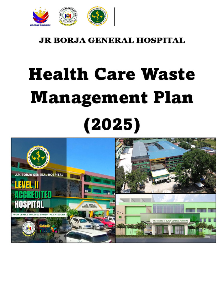 JR Borja Hospital Waste Management 2025 | PDF | Waste | Waste Management