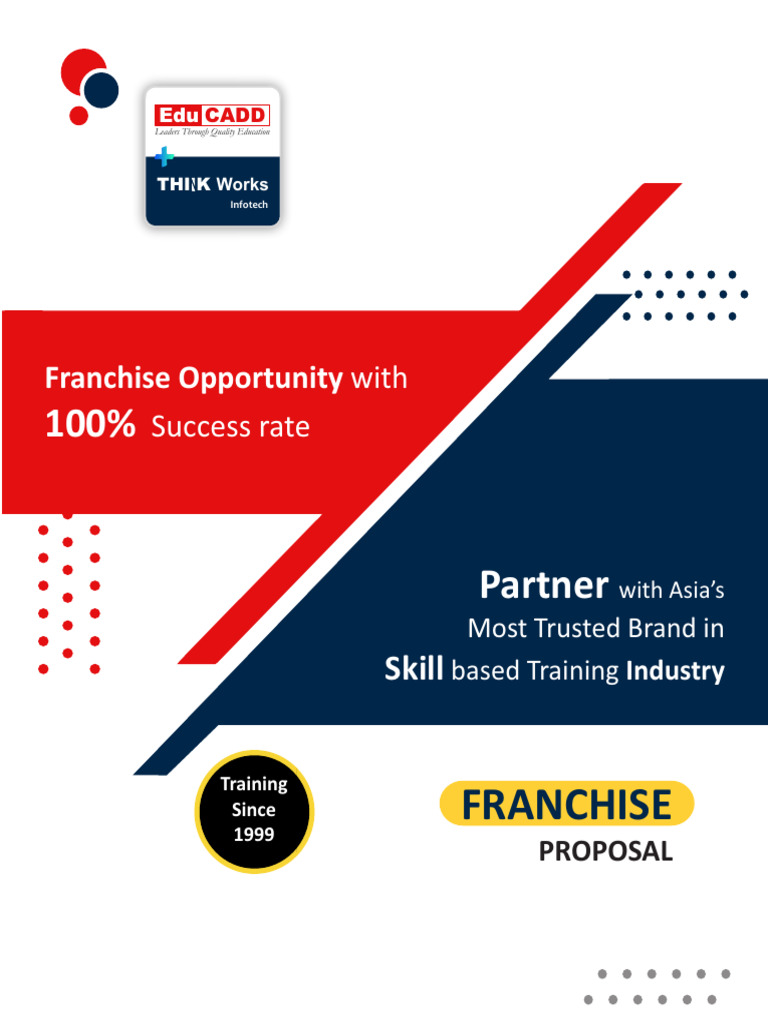 EduCADD Franchise Proposal-2023 | PDF | Franchising | Entrepreneurship