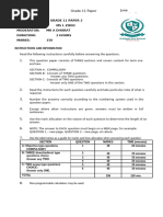 Data Handling Task 2025 Marking Guidelines | PDF | Tourism | Climate Change