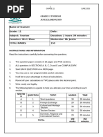 Data Handling Task 2025 Marking Guidelines | PDF | Tourism | Climate Change