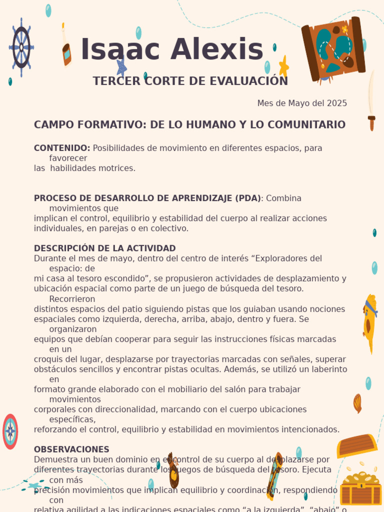 Pirate Treasure Activities For Elementary by Slidesgo | PDF ...
