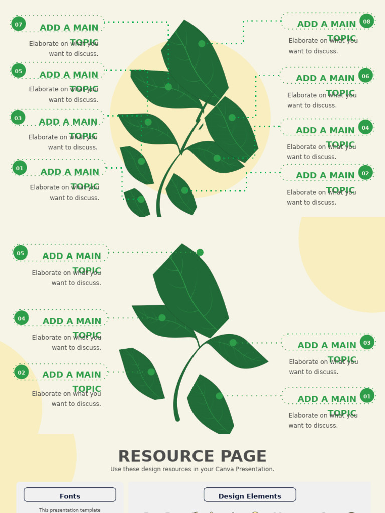 Illustrated Leaf Growth Process Diagram Presentation | PDF | Chess ...