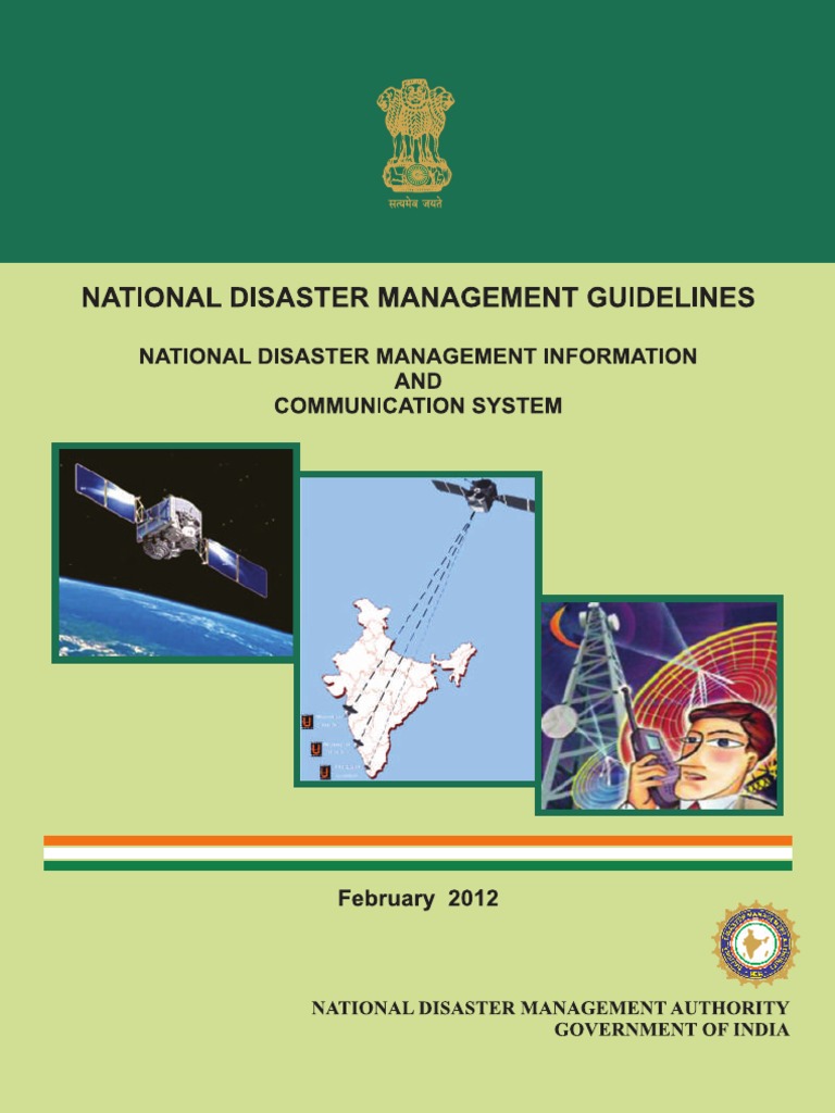 NDMA Guidelines For National Disaster Management Information and ...
