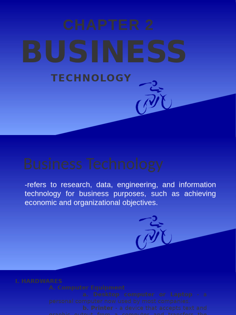 Chapter 2 - Business Technology | PDF | Surveillance | Computing