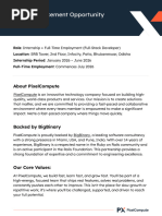 Google SDE Fresher Job Description | PDF