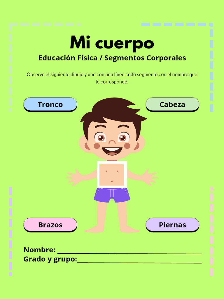 Guia Infantil 1 Cuerpo Humano | PDF