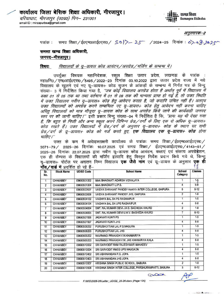 School Merging Letter | PDF