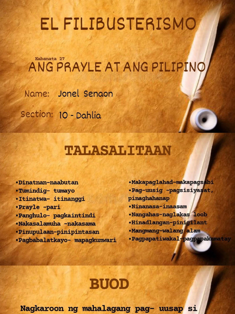 Ang Prayle at Ang Pilipino | PDF