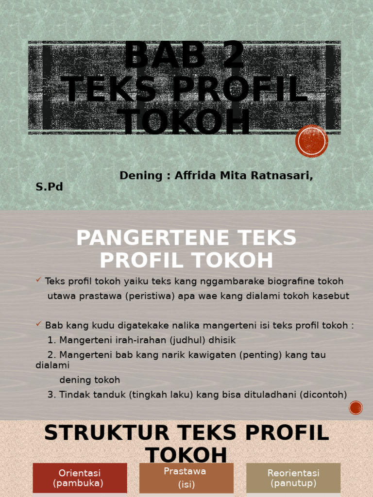 Bab 2 Teks Profil Tokoh | PDF