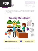 Grocery Store Ratios | PDF