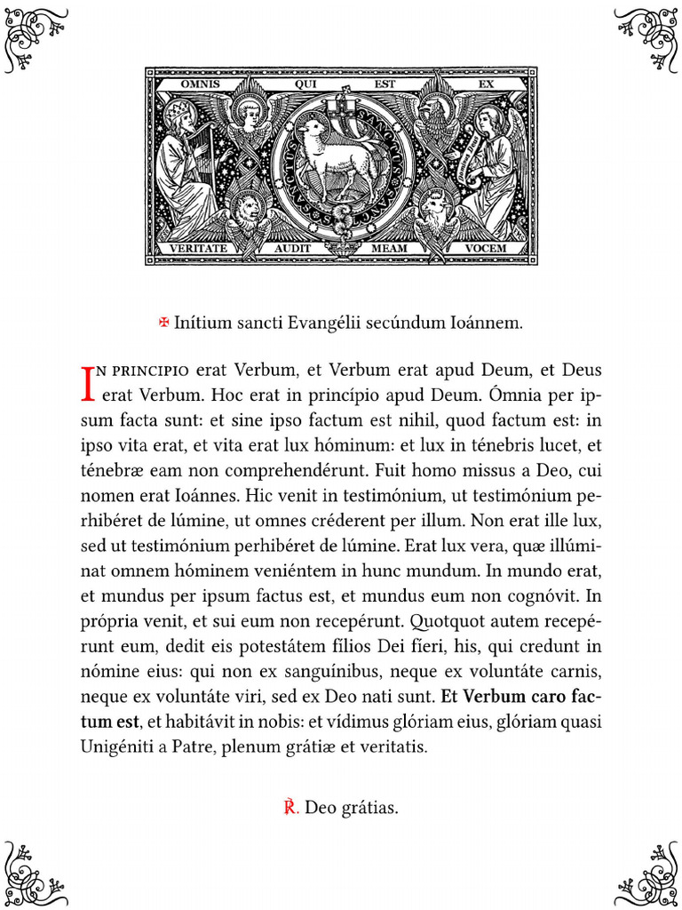 Altar Card-Gospel Side | PDF