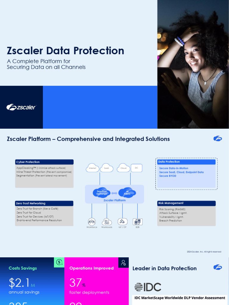 Zscaler Data Protection Overview | PDF | Cloud Computing | Mobile App