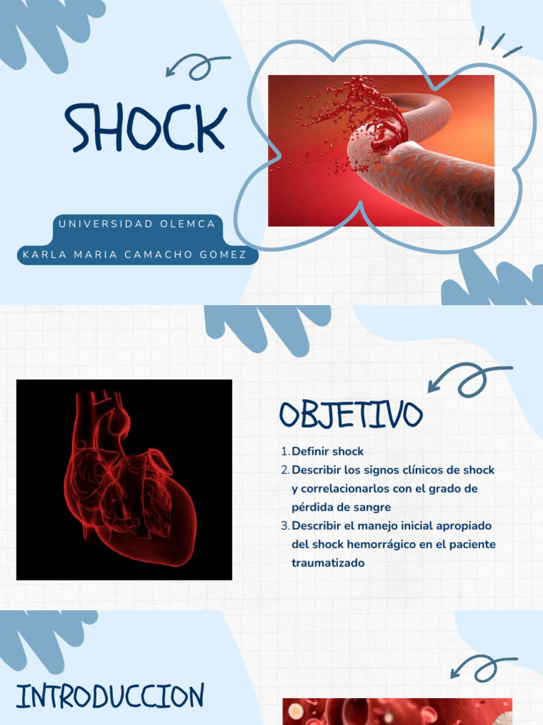 Clasificación del Shock Hemorrágico | PDF | Corazón | Emergencias Médicas