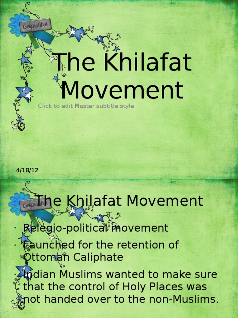 Khilafat Movement | British Raj | Caliphate