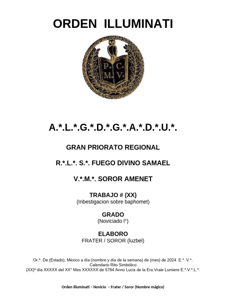 Orígenes y Simbolismo de Baphomet | PDF | Caballeros templarios | Yoga