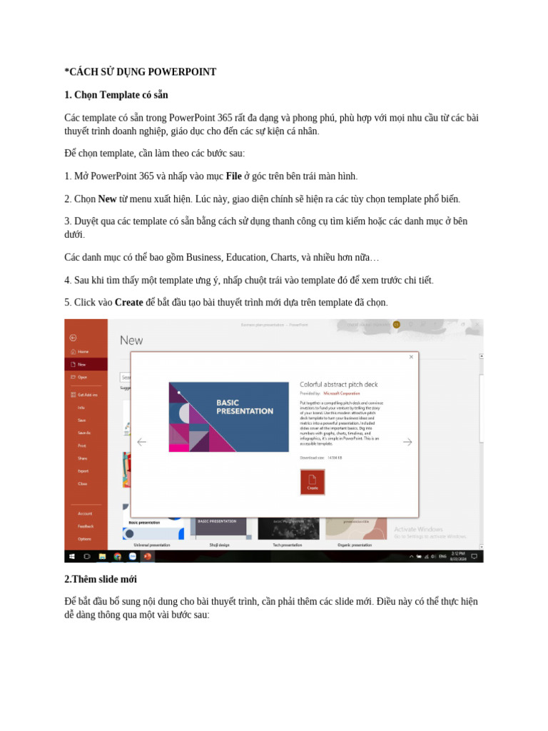 Cách S D NG Powerpoint | PDF